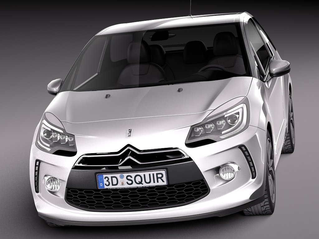 Citroen DS3 2015 3D Model in Compact Cars 3DExport