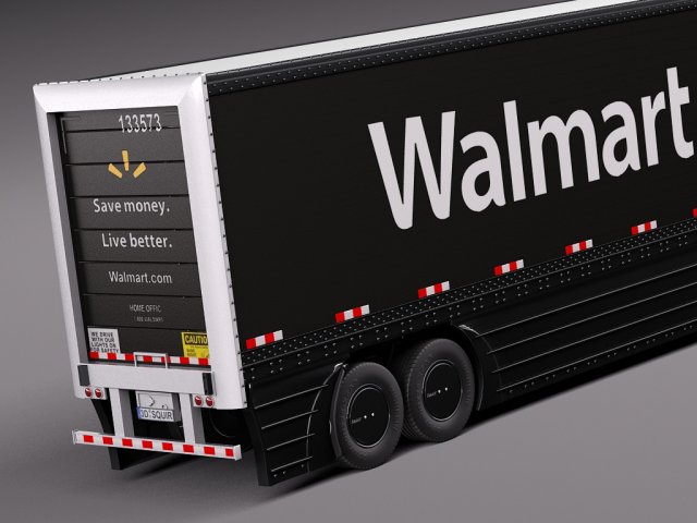 walmart truck 2015 3D Model in Truck 3DExport