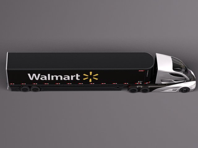 walmart truck 2015 3D Model in Truck 3DExport