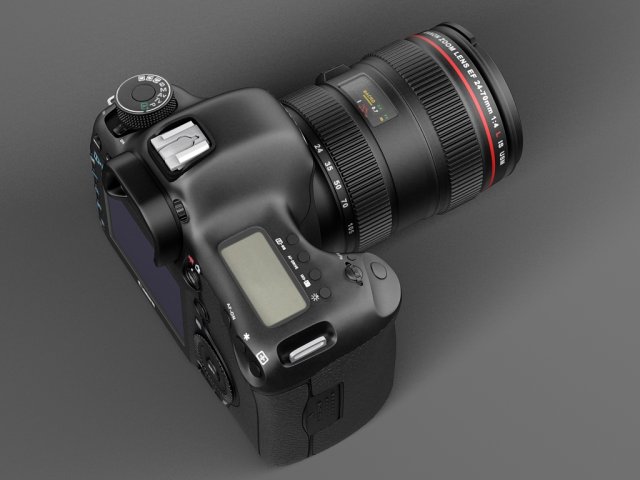Canon EOS 5d Mark III Photo Camera 3D Model in Photo 3DExport