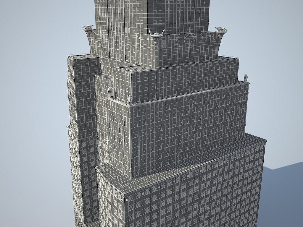 Chrysler Building 3D Model in Landmarks 3DExport