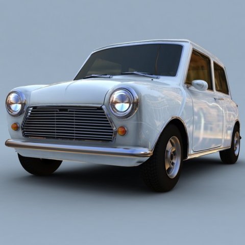 mini mark ii 1967 3D Model in Classic Cars 3DExport
