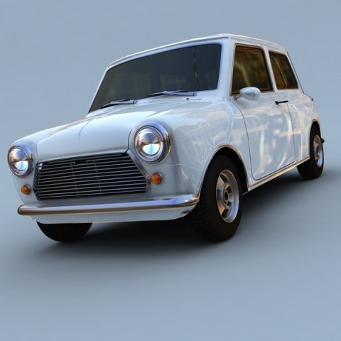 mini mark ii 1967 3D Model in Classic Cars 3DExport