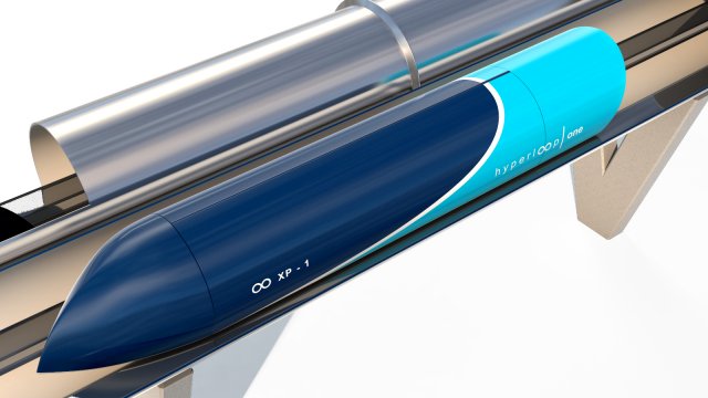 hyperloop one xp-1 3D Model in Train 3DExport