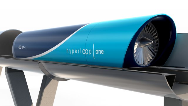 hyperloop one xp-1 3D Model in Train 3DExport