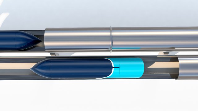 hyperloop one xp-1 3D Model in Train 3DExport