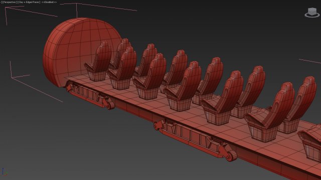 hyperloop one xp-1 3D Model in Train 3DExport