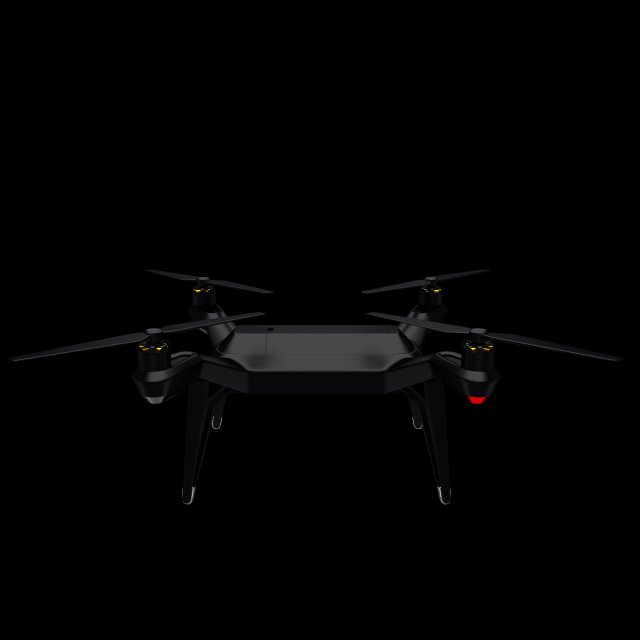 3dr solo quadcopter drone 3d model vray 3D Model in Helicopter 3DExport