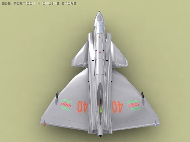 saab j37 viggen 3D Model in Fighter 3DExport