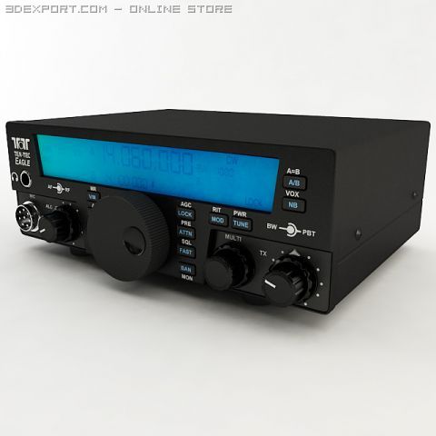 ten tec eagle transceiver 3D Model in Audio 3DExport