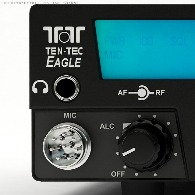 ten tec eagle transceiver 3D Model in Audio 3DExport