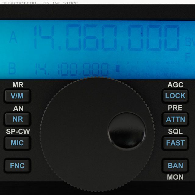 ten tec eagle transceiver 3D Model in Audio 3DExport