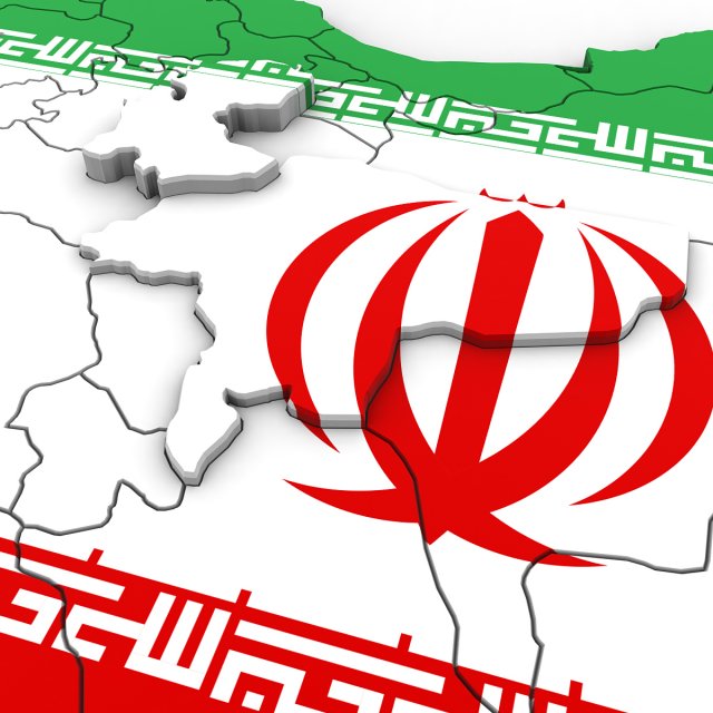 3d political map of iran 3D Model in Terrain 3DExport