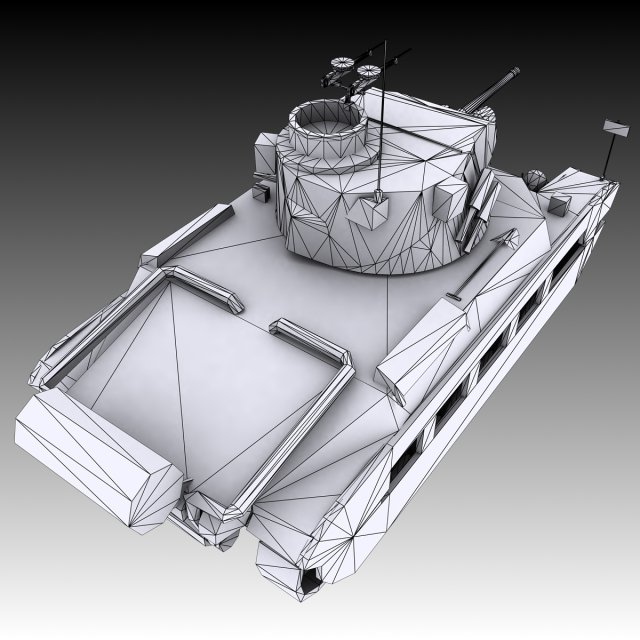 matilda ww2 tank 3D Model in Tank 3DExport