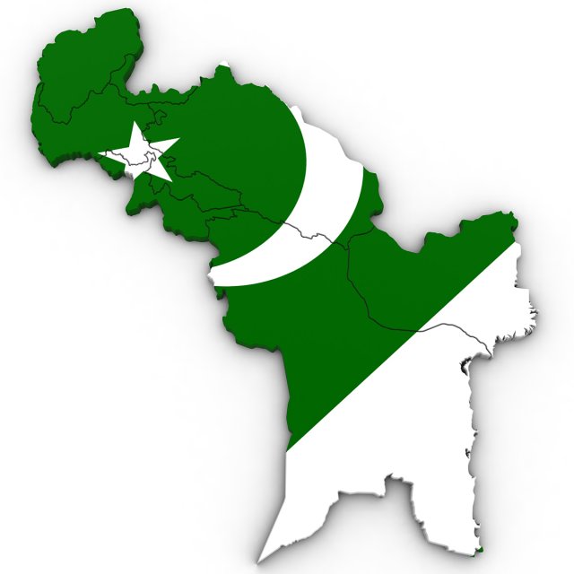 3d political map of pakistan 3D Model in Terrain 3DExport