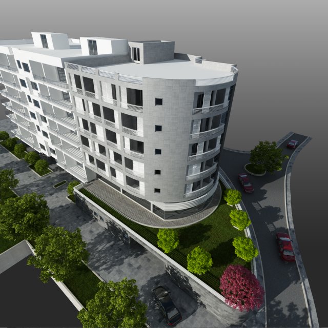 residential complex 3D Model in Buildings 3DExport