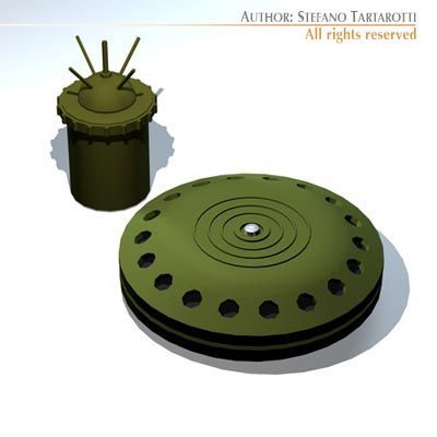 land mines 3D Model in Accessories 3DExport