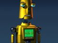 comic robot 3D Model in Monster 3DExport