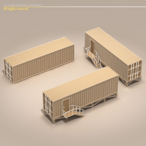 container office 3D Model in Shipping Containers 3DExport