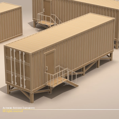 container office 3D Model in Shipping Containers 3DExport