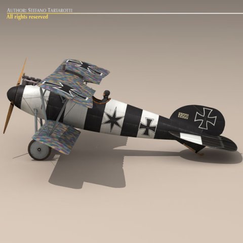 albatros d va jasta 26 3D Model in Sport 3DExport