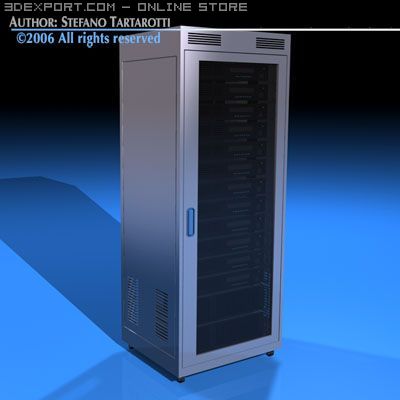server rack 3D Model in Diğer 3DExport