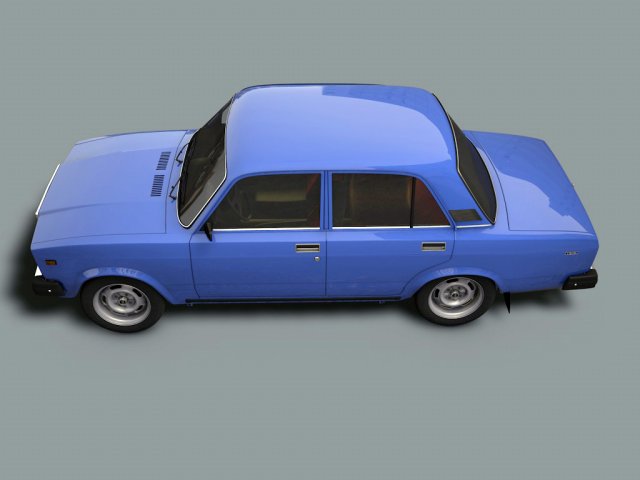 lada riva 2107 3D Model in Sedan 3DExport
