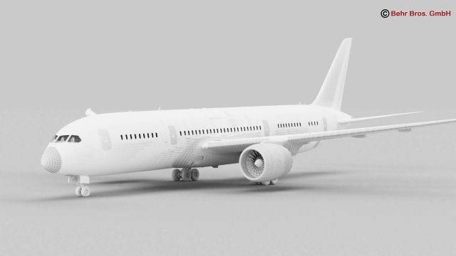 boeing 787-8 3D Model in Commercial 3DExport