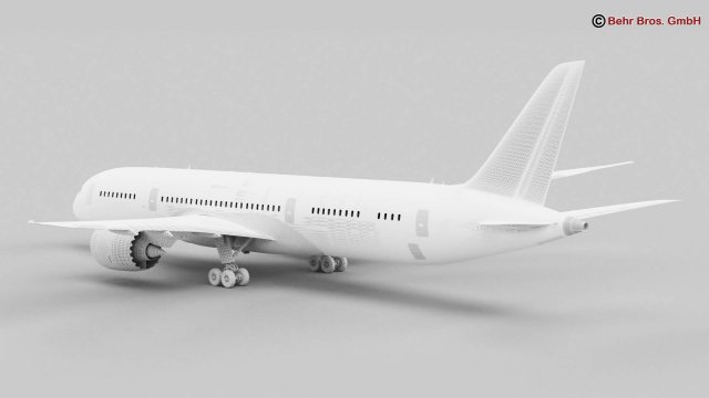 boeing 787-8 3D Model in Commercial 3DExport