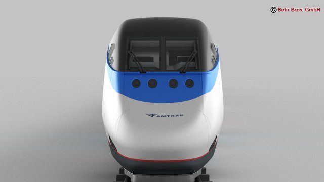 Acela Express 3D Model in Train 3DExport