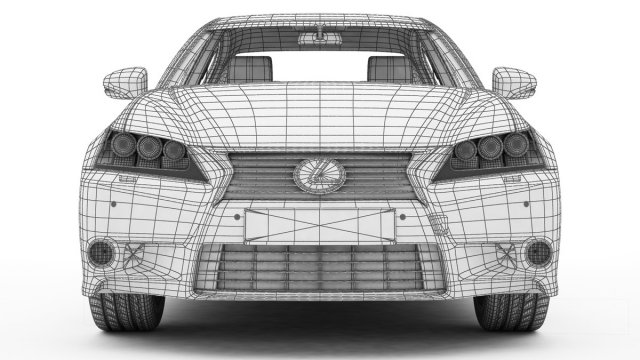 lexus gs 450h 3D Model in Sedan 3DExport