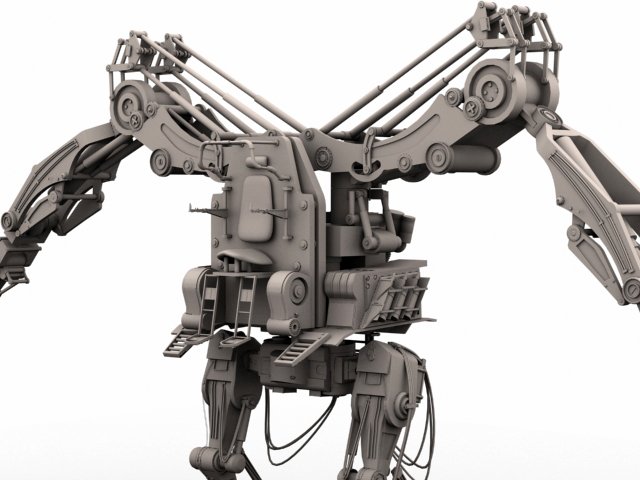 robot 02 3D Model in Robot 3DExport