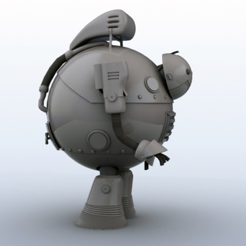 robot 05 3D Model in Robot 3DExport