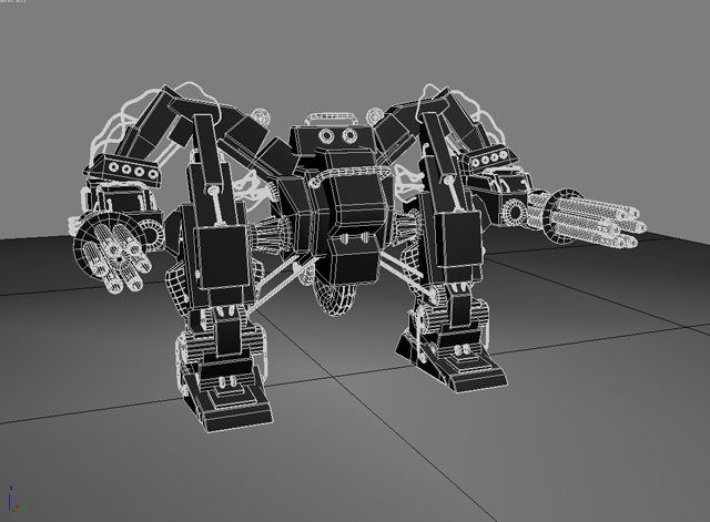 robot 10 3D Model in Robot 3DExport