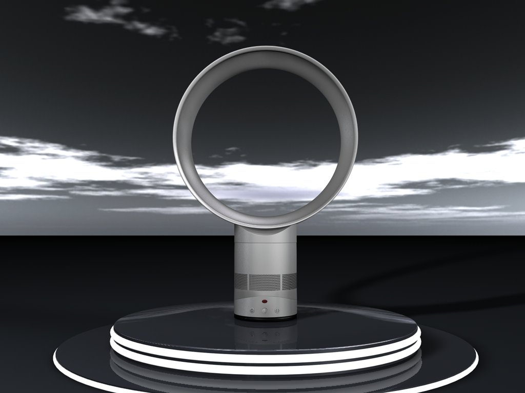 bladeless fan circle 3D Models in Office 3DExport