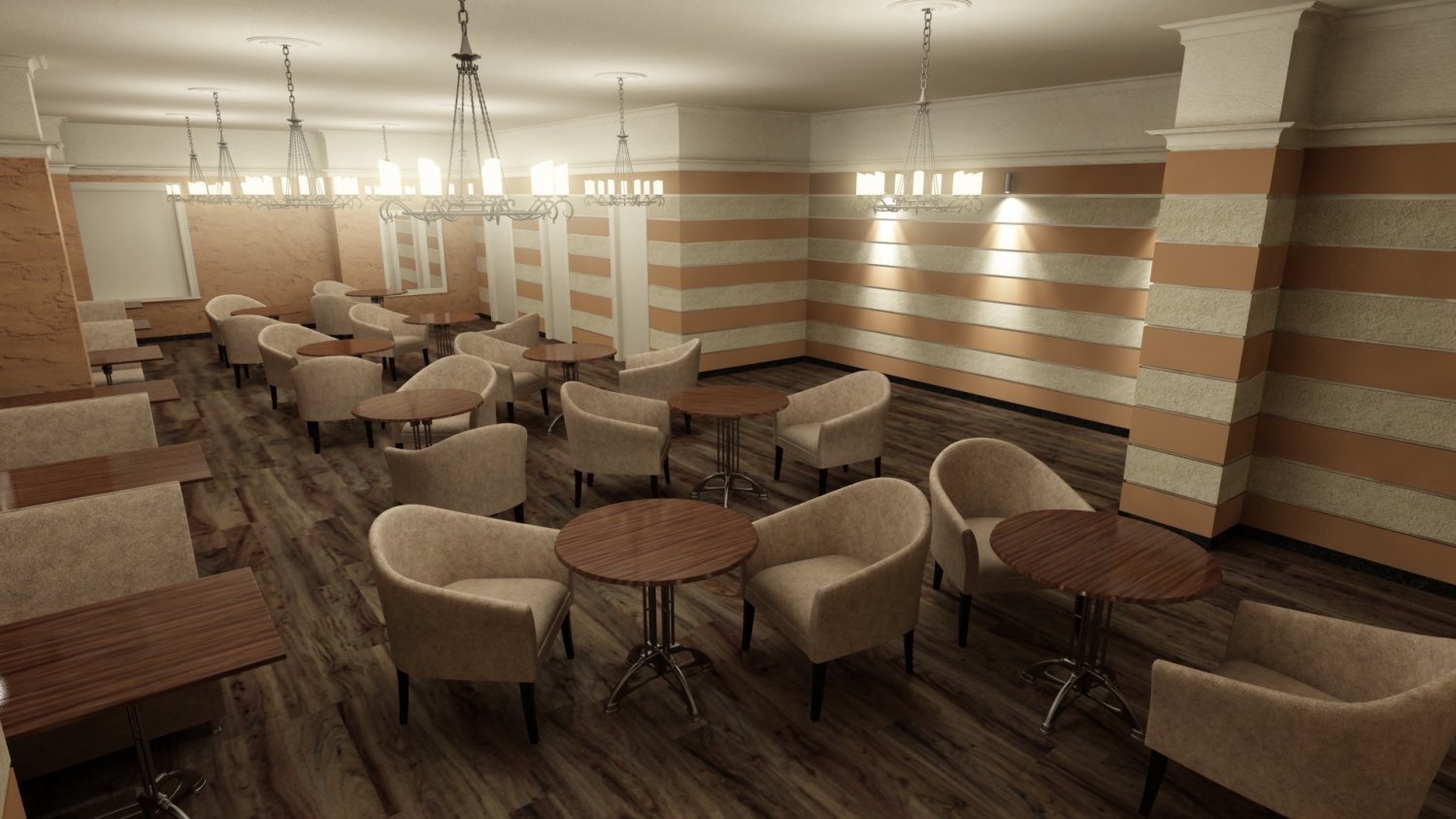 kafe 3D Models in Restaurant 3DExport
