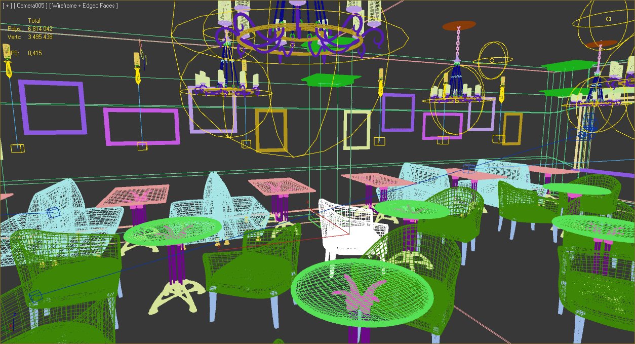 kafe 3D Models in Restaurant 3DExport