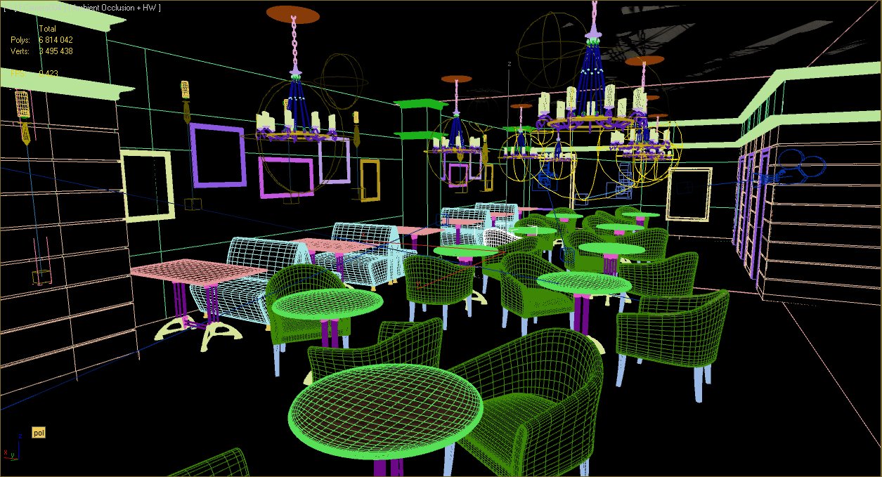 kafe 3D Models in Restaurant 3DExport