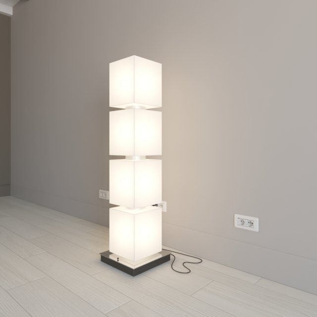 delta light jeti tower 3D Model in Floor Lamps 3DExport