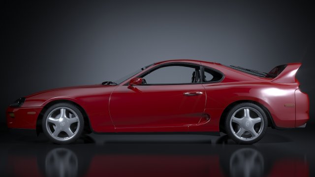 toyota supra 1998 3D Model in Sport Cars 3DExport