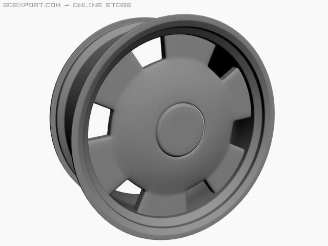 rim collection 3D Model in Parts of auto 3DExport