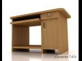 Computer Table 3D Model in Table 3DExport