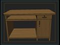 Computer Table 3D Model in Table 3DExport
