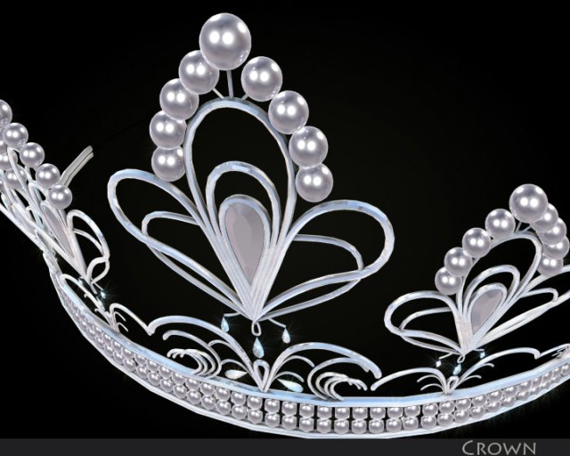 crown 3D Model in Jewellery 3DExport