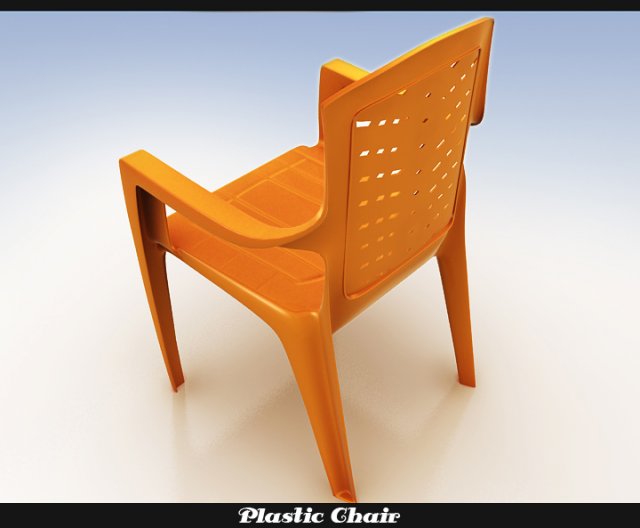 plastic chair 3D Model in Chair 3DExport