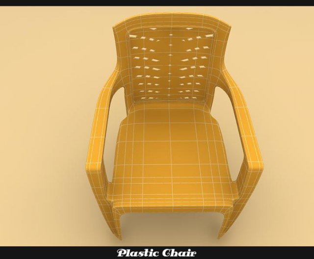 plastic chair 3D Model in Chair 3DExport