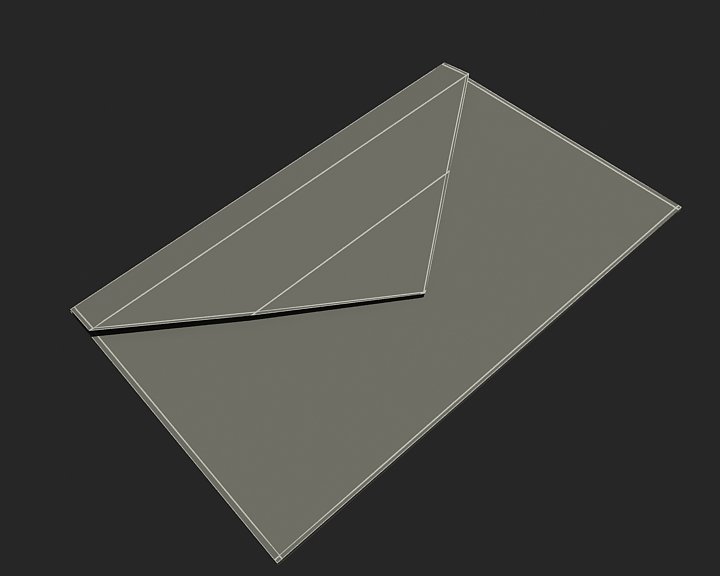 envelopes 3D Models in Other 3DExport