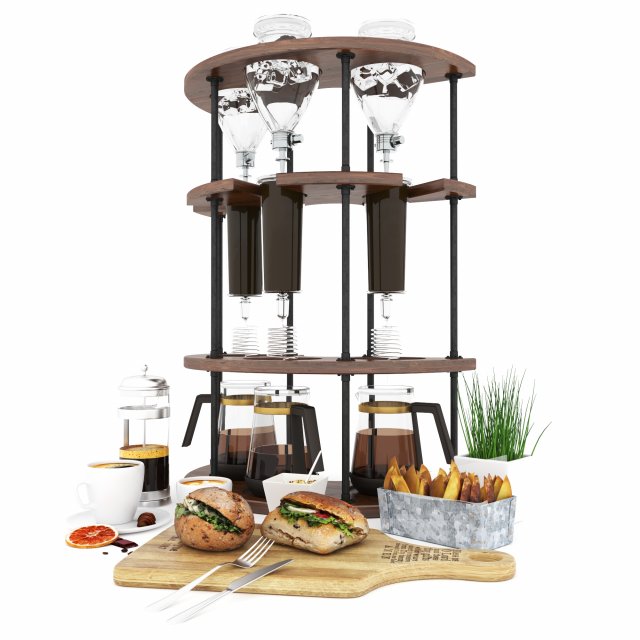 Cold Drip Tower CM 06 3D 모델 in 조리 도구 3DExport
