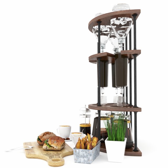 Cold Drip Tower CM 06 3D 모델 in 조리 도구 3DExport