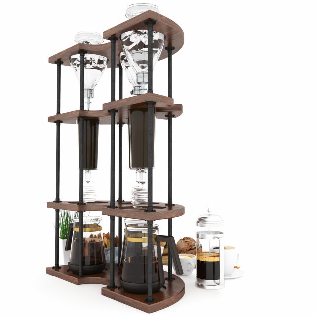 Cold Drip Tower CM 06 3D 모델 in 조리 도구 3DExport